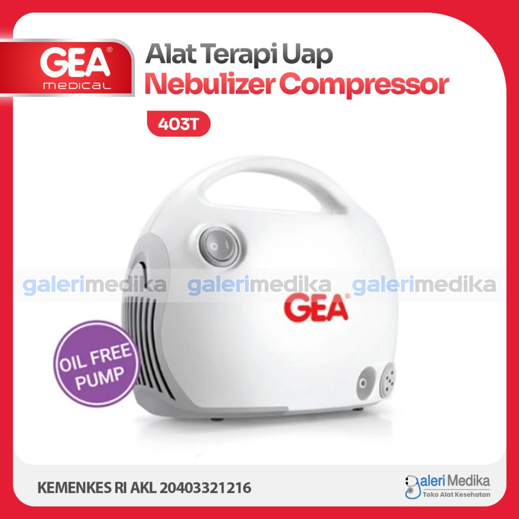 Jual Nebulizer GEA 403T Air Compressing Nebulizer / Nebuliser GEA 403T ...