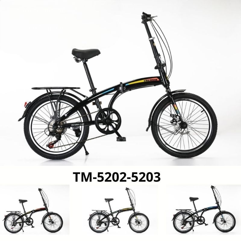 Jual Sepeda Lipat Tremor 20 inch Cakram 7 speed | Shopee Indonesia