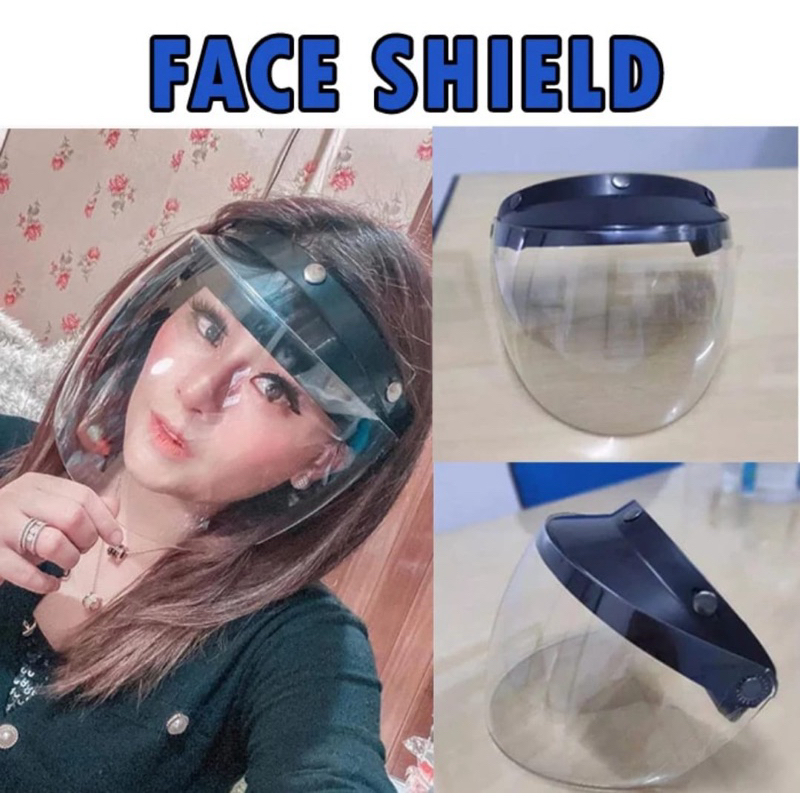 Jual FACE SHIELD HELM TERMURAH PELINDUNG WAJAH / FACE SHIELD APD / HELM ...