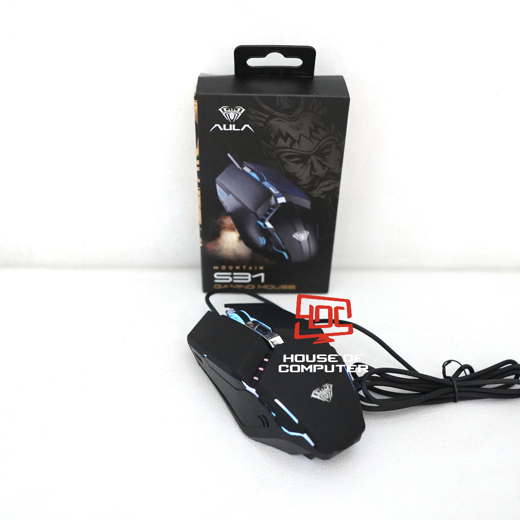 Jual MOUSE GAMING AULA S31 LED WITH BREATHING BACKLIGHT EFFECT | Shopee Indonesia