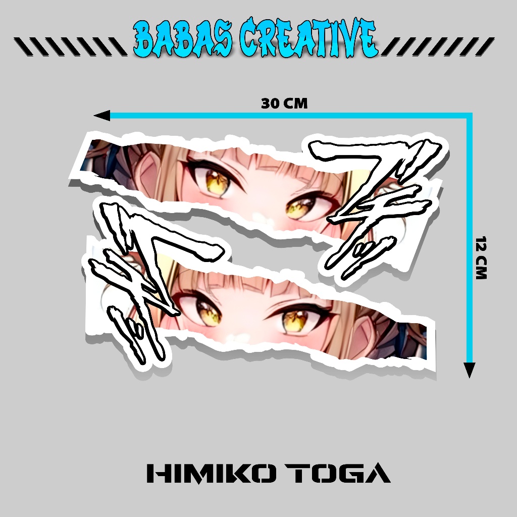 Jual STICKER PRINT CUT / STICKER MATA / MOTIF HIMIKO TOGA 4/ STOCK ...