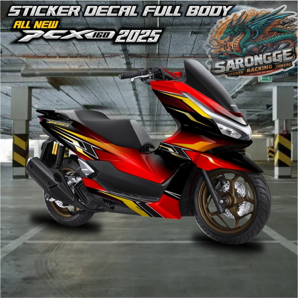 Jual sticker decal pcx 160 roadsync 2025 fullbody variasi pcx terbaru ...