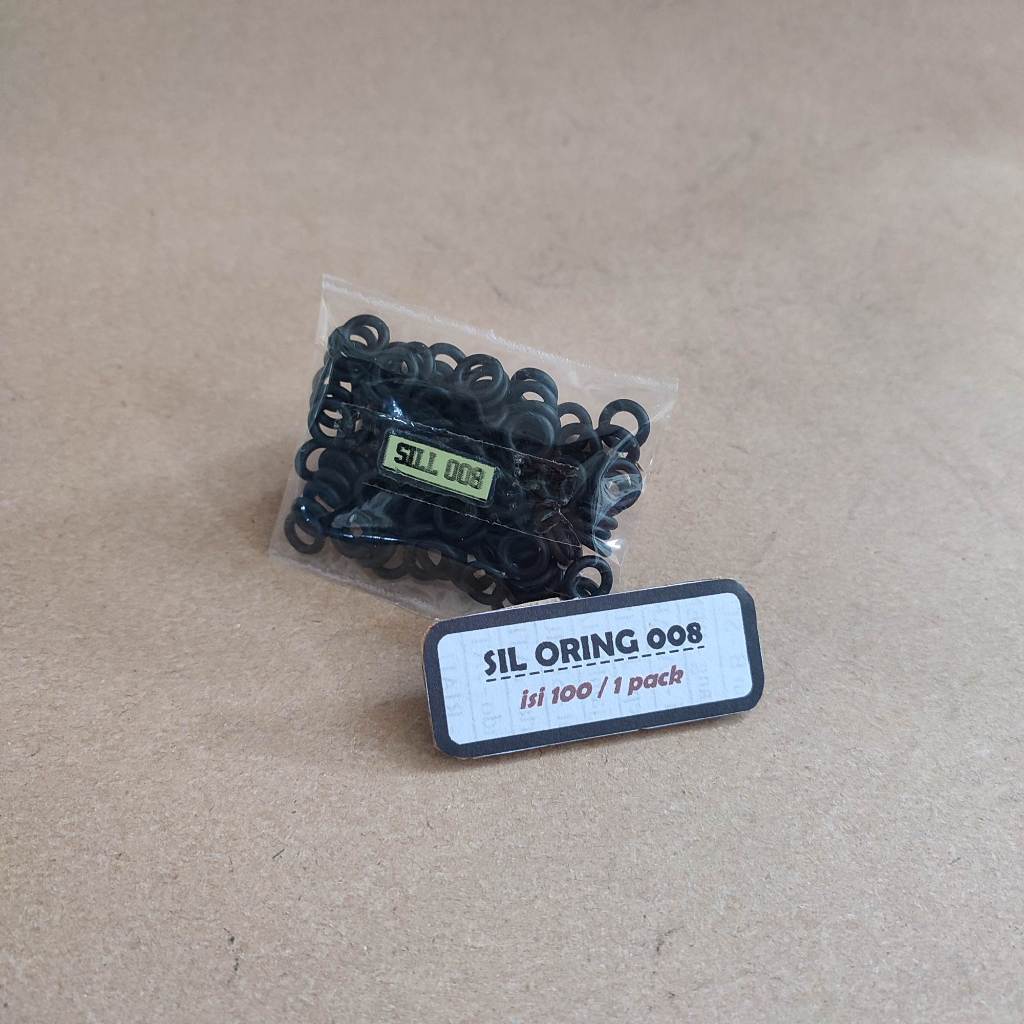 Jual Sil O Ring Kode 008 Isi 100 Pcs / Ring / 008 / Oring NBR70 / Sil ...