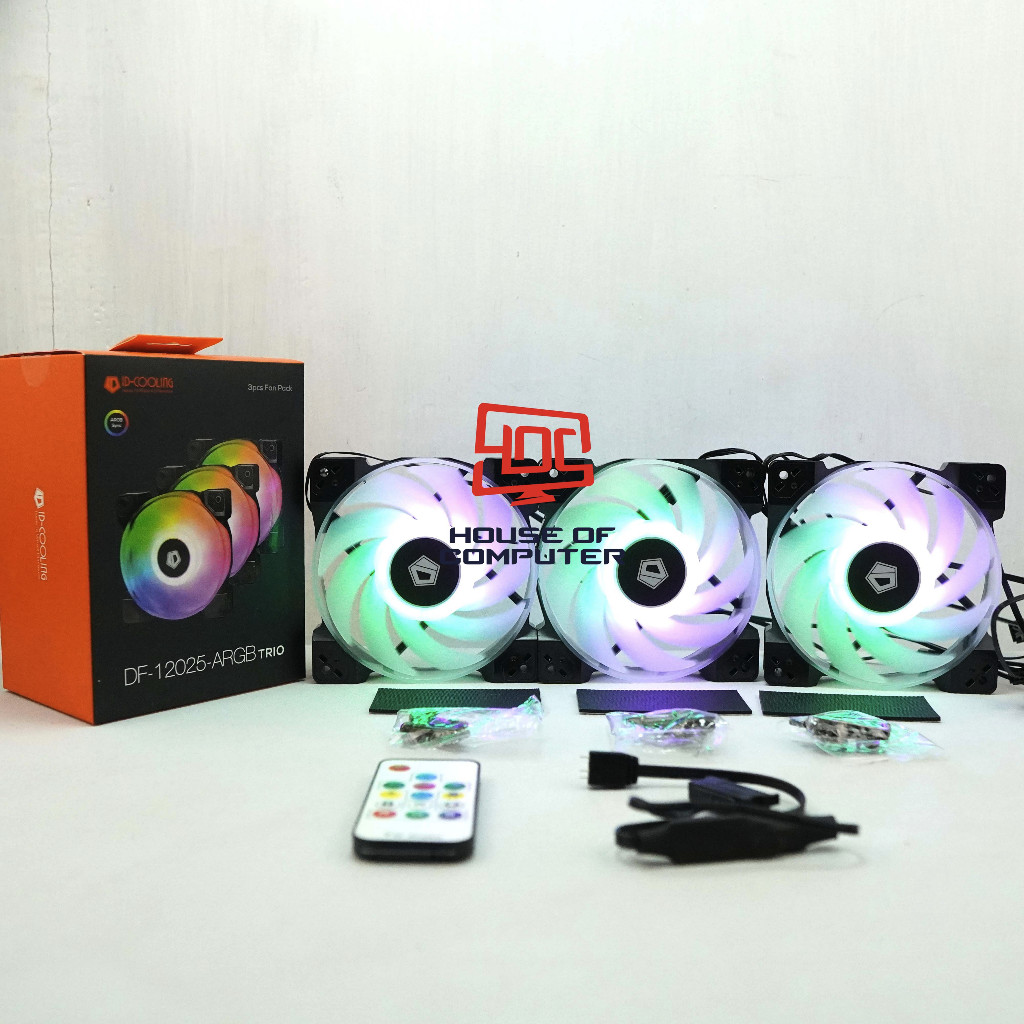 Jual FAN CASING ID-COOLING DF-12025 ARGB TRIO 12CM 3 IN 1 ADDRESSABLE LED SYNC PWM | Shopee ...