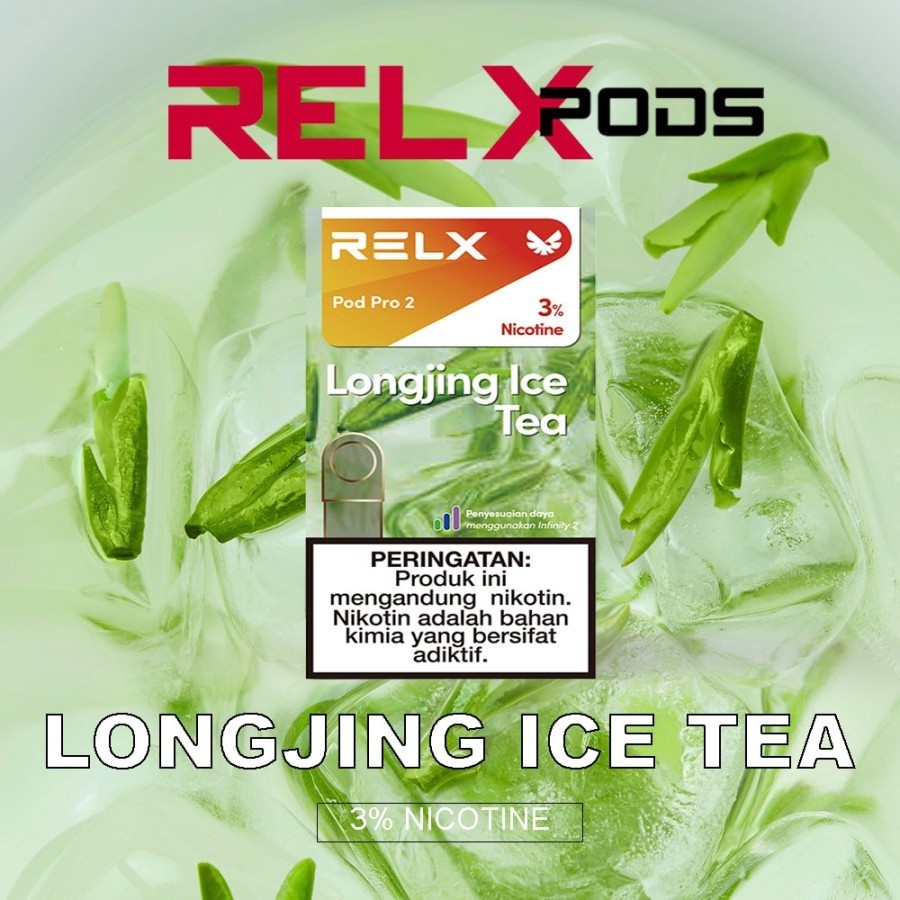 Jual RELX INFINITY ESSENTIAL POD PRO 2 LONGJING ICE TEA 1 PACK ISI 1 ...
