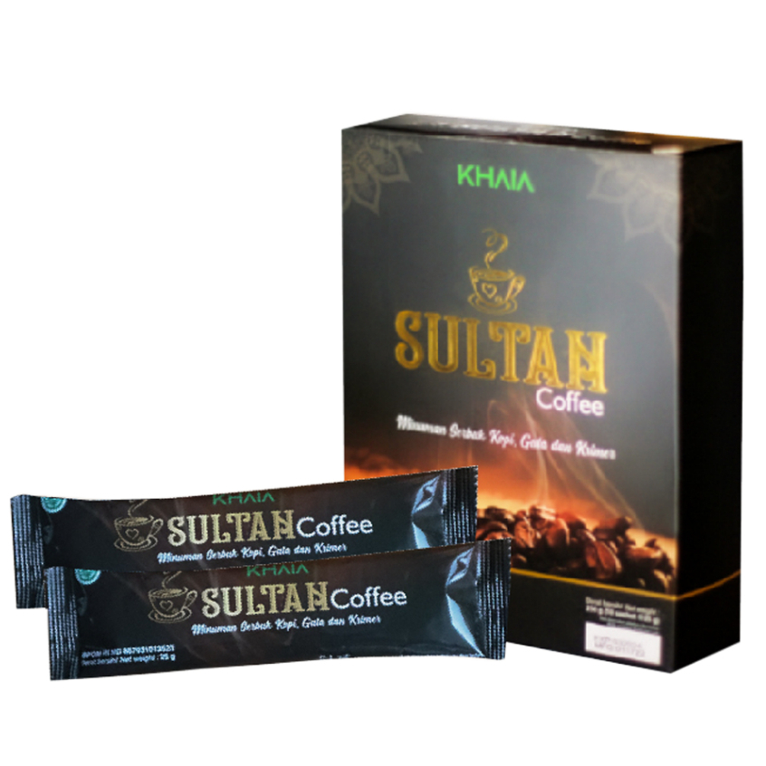 Jual KHAIA Sultan Coffee Kopi Stamina Pria Dewasa Box isi 10 Sachet | Shopee Indonesia