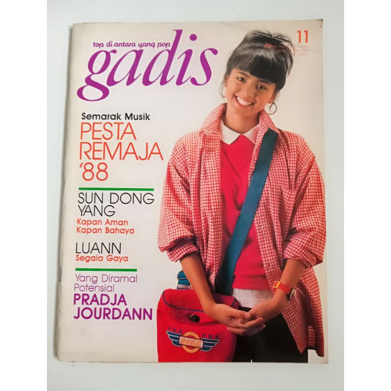 Jual Majalah Gadis Tahun 1988 Cover Monika Gunawanova | Shopee Indonesia
