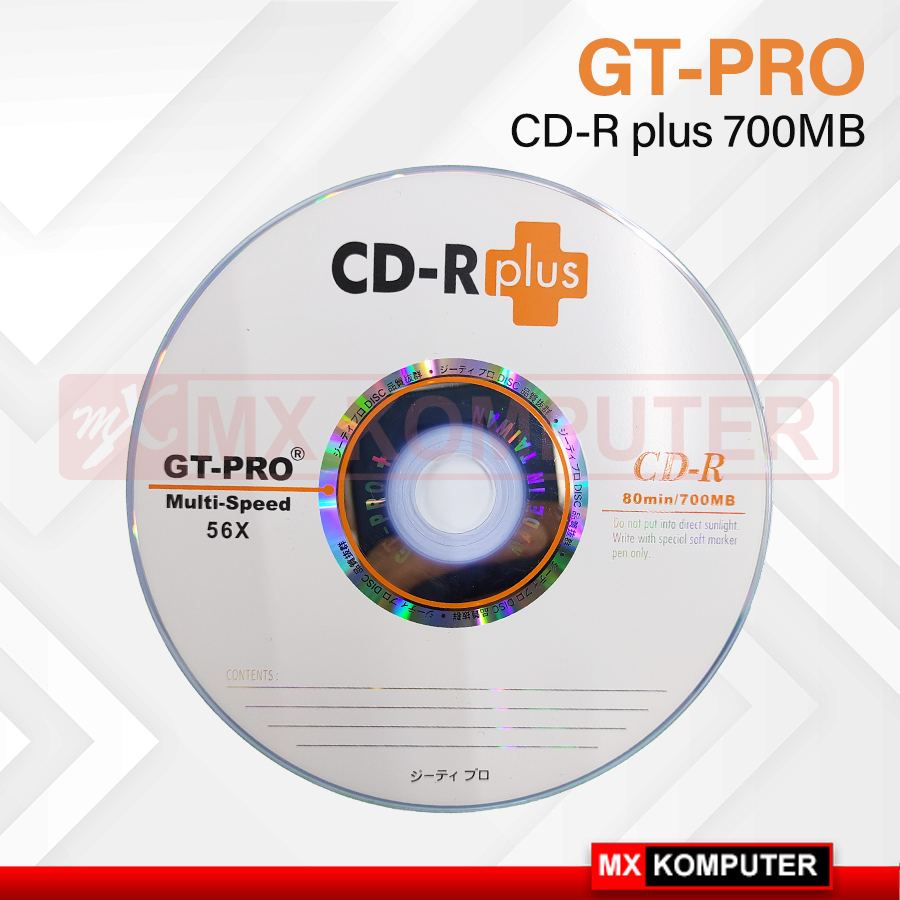 Jual CD R Plus Blank GT Pro 700 MB | Shopee Indonesia