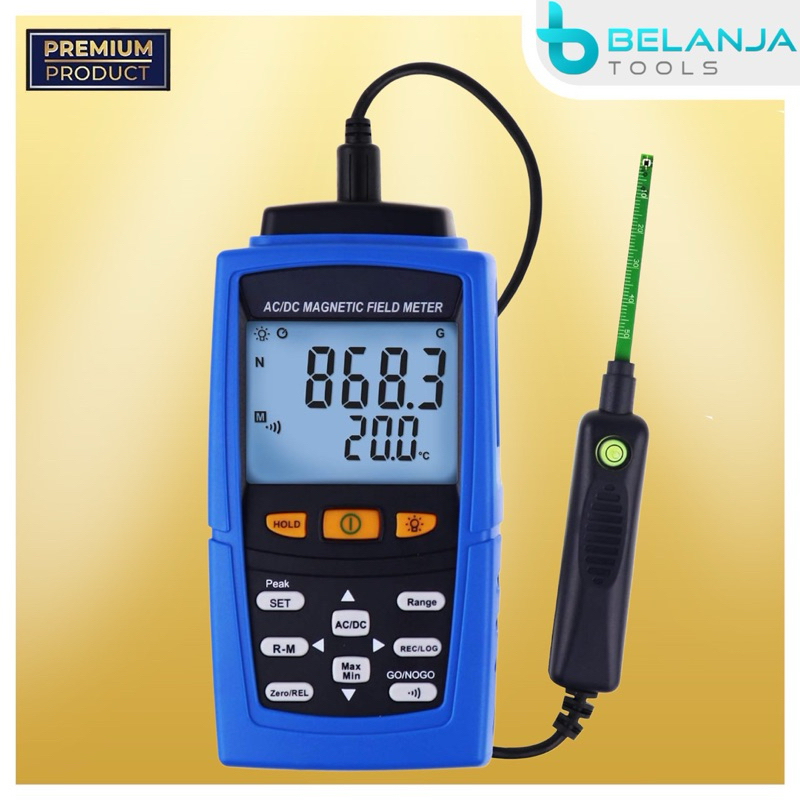Jual Magnetic Field Meter Tenmars TM-197 AC DC Magnet TM197 Strength ...