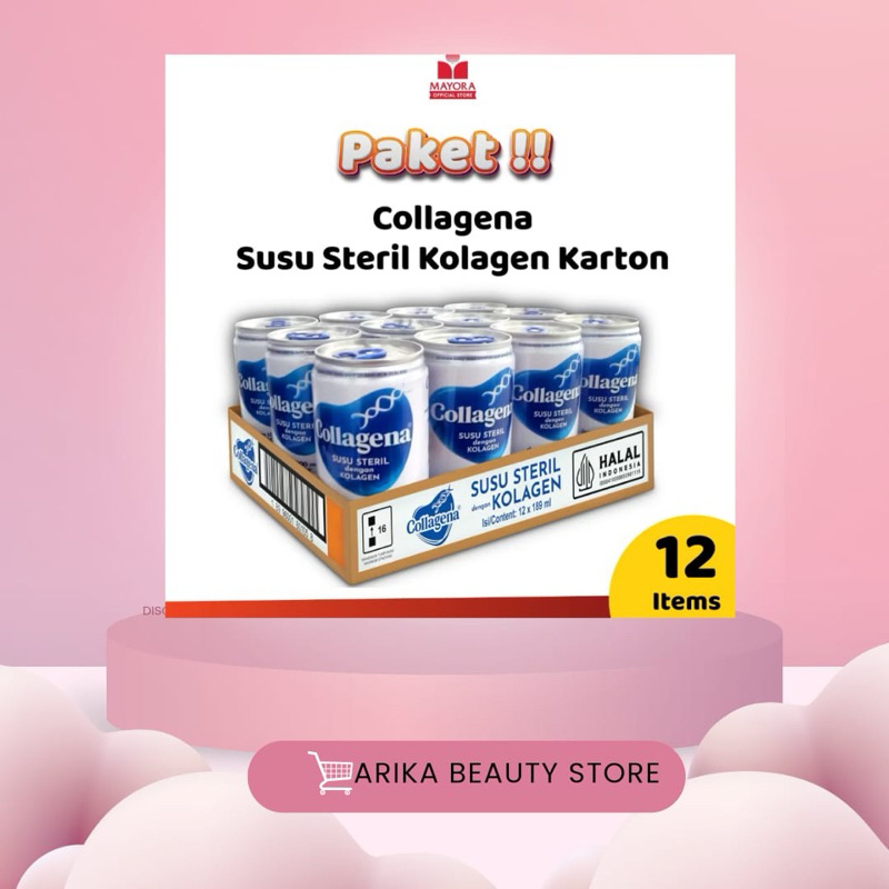 Jual Collagena Susu Steril Kolagen 1karton(12Kaleng) | Shopee Indonesia