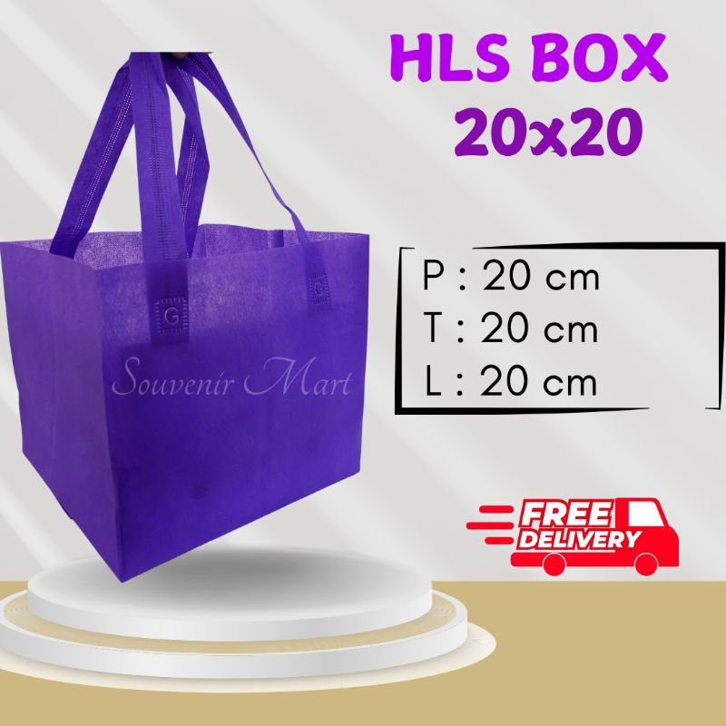 Jual (12 PCS) HLS BoxDus 20x20 Tas Berkat Hajatan Harga Per lusin | Shopee Indonesia