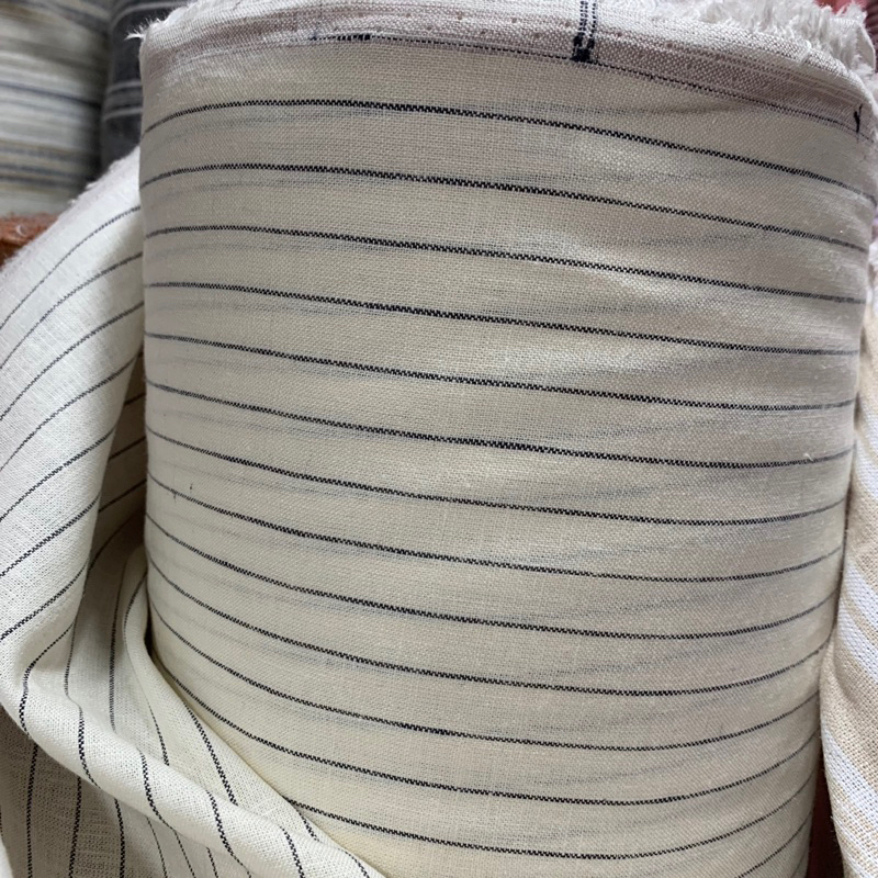 Jual kain linen motif - kain linen original - kain luxury motif salur ...