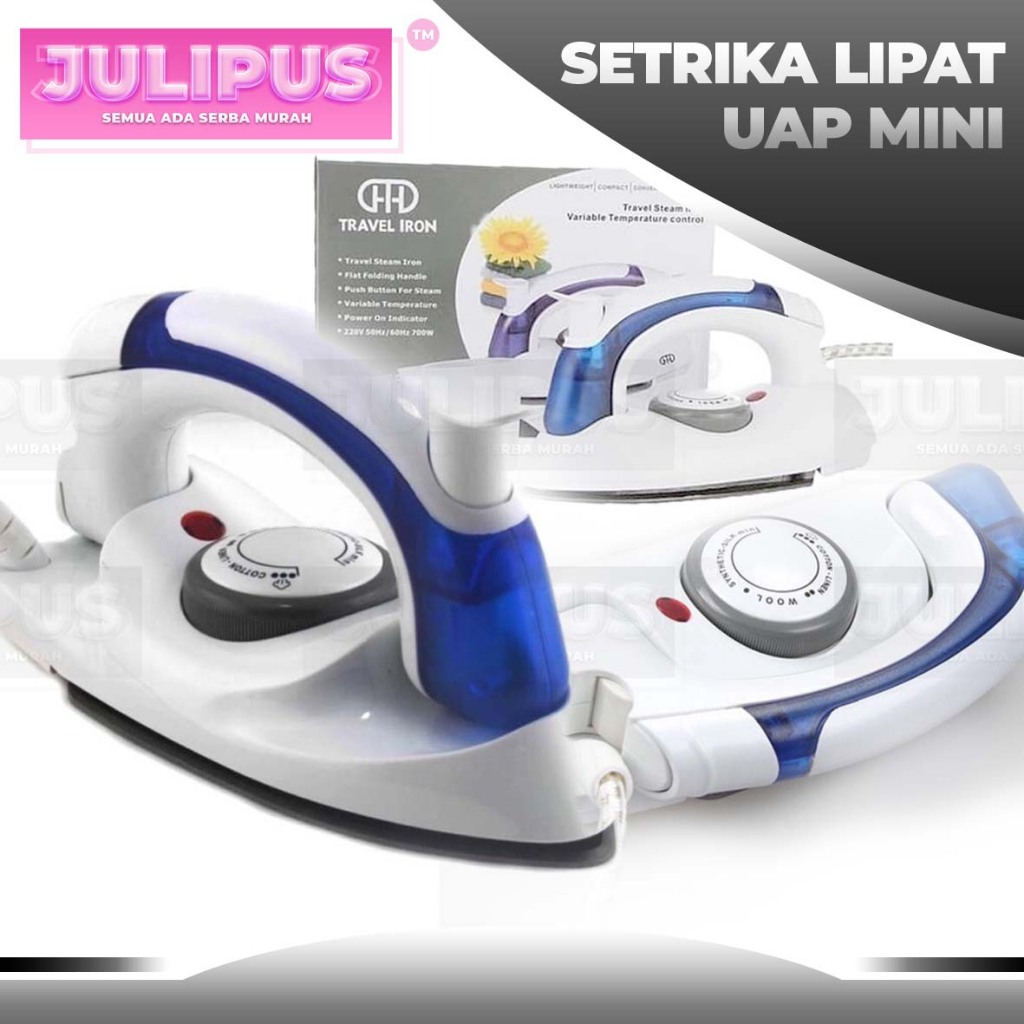 Jual Setrika Lipat Setrika Uap Setrika Travel Setrika Mini Steamer Iron ...