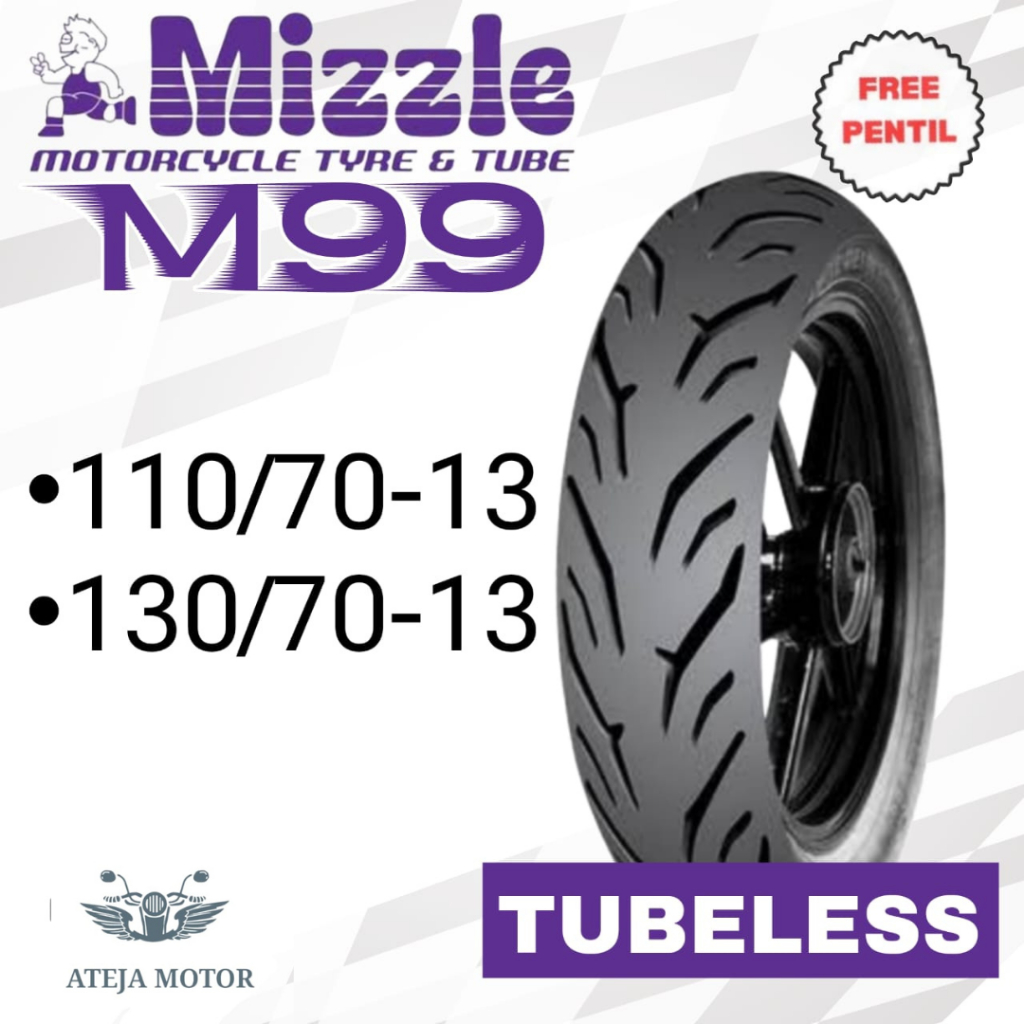 Jual Ban NMAX Ban Ring 13 MIZZLE M99 110/70-13 130/70-13 Ban Motor NMAX Ban Depan NMAX Ban NMAX ...