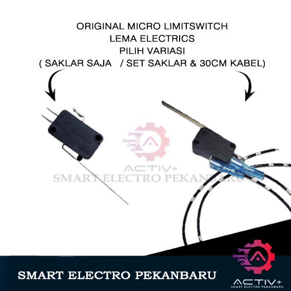 Jual ORIGINAL LEMA ELECTRICS MICRO SWITCH TUAS PANJANG 51mm (PILIH VARIASI: TANPA / DENGAN KABEL ...