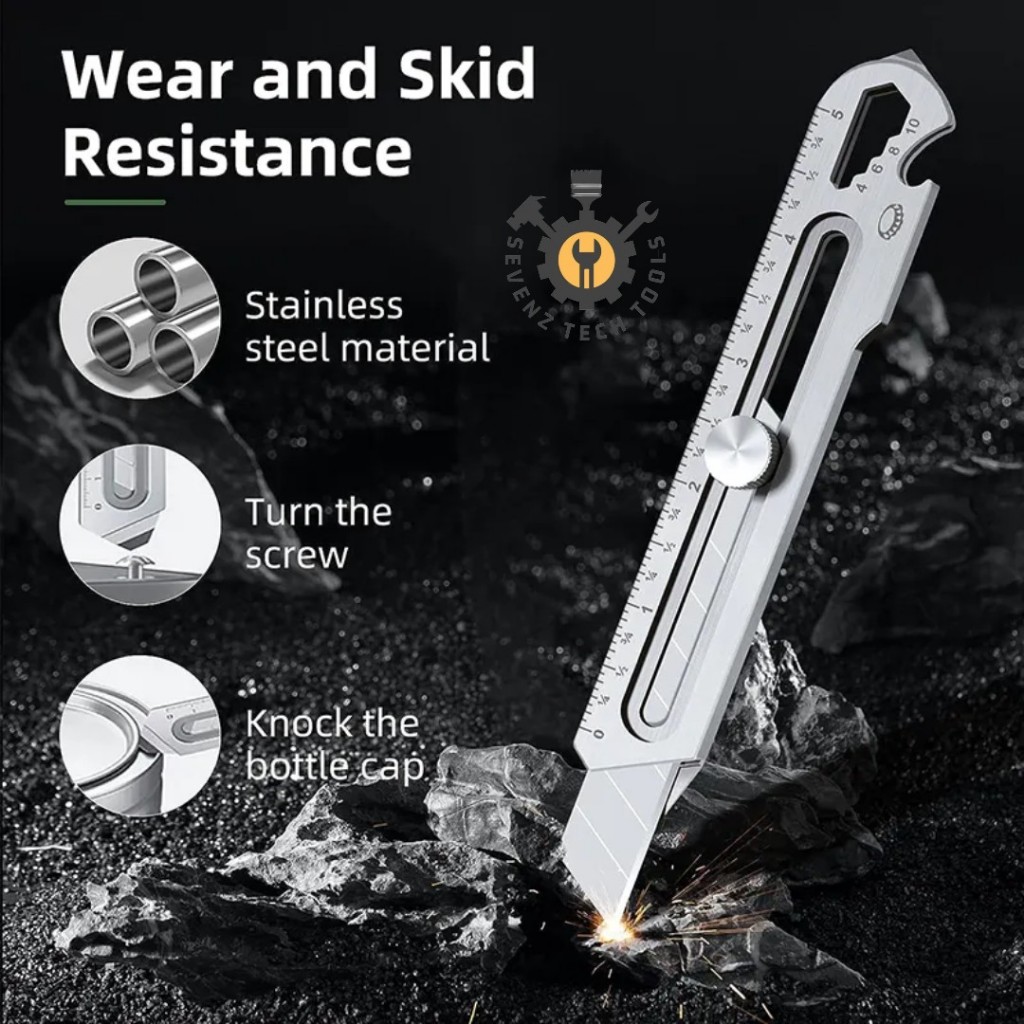 Jual SUPER CUTTER STAINLESS 9 IN 1 SANGAT MULTI FUNGSI PEMBUKA TUTUP ...