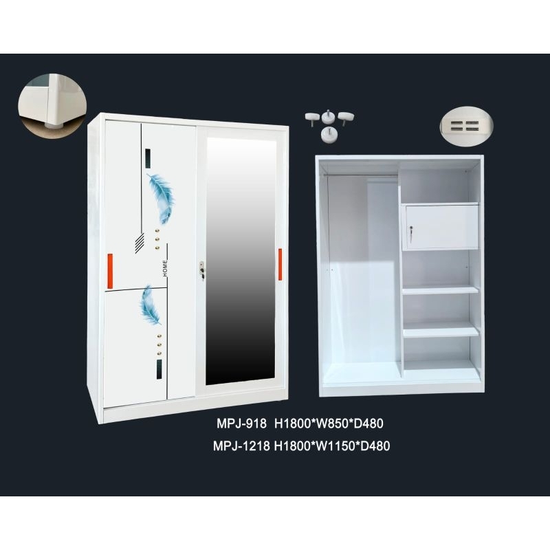 Jual Lemari Besi 2 pintu sliding MPJ ( khusus area malang) | Shopee ...