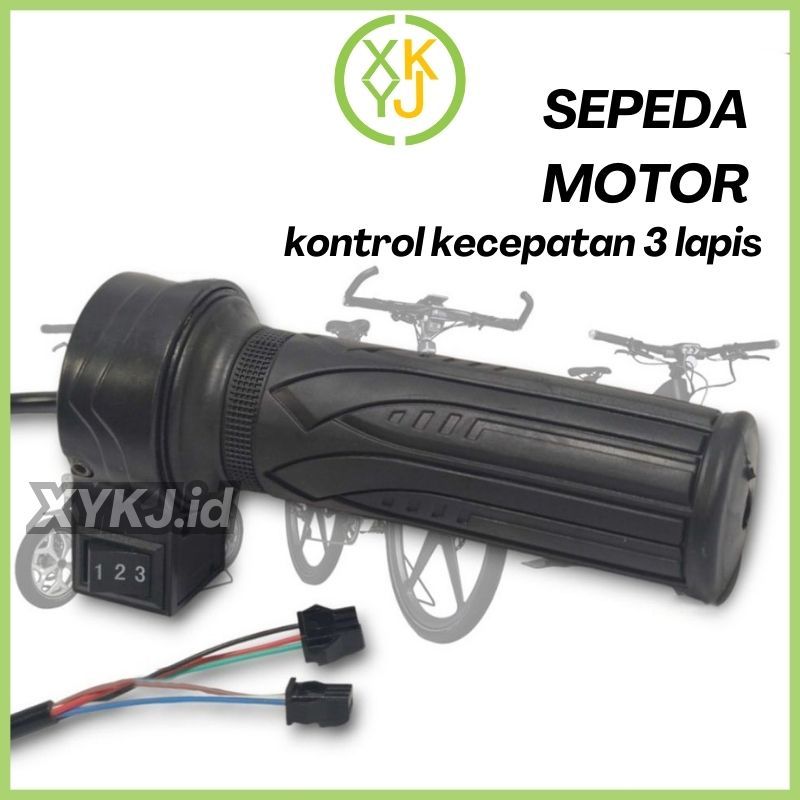 Jual XYKJ 3 Speed Handle Grip Gas Throttle Speda Listrik Handle ...
