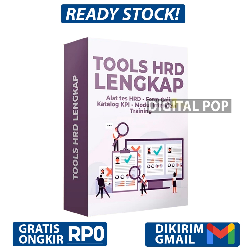Jual TOOLS HRD - KPI + SOP HRD + Form Tabel Gaji + Modul Interview ...
