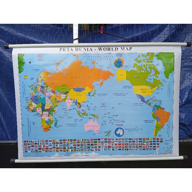 Jual peta dunia worldmap peta dinding | Shopee Indonesia