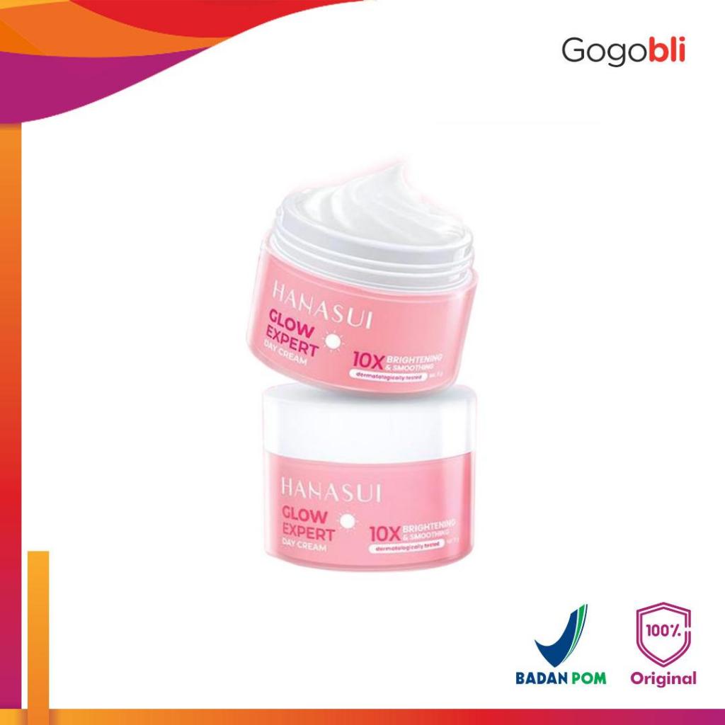 Jual Hanasui Glow Expert 10X Brightening & Smoothing Day Cream 15gr ...