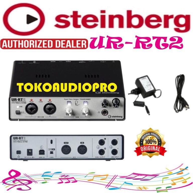 Jual Steinberg UR-RT2 USB Audio Interface Soundcard URRT-2 | Shopee ...