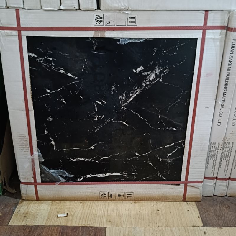 Jual Granit lantai 60x60 63401 hitam motip marmer torch | Shopee Indonesia