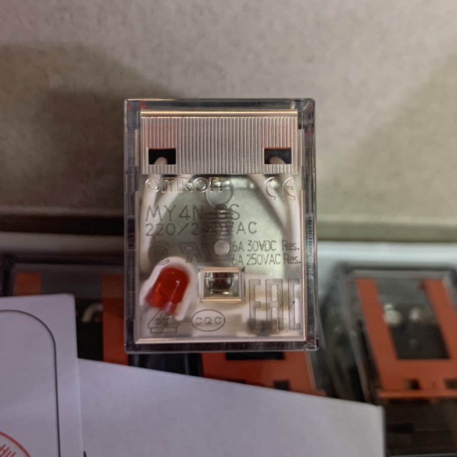 Jual RELAY MY4N 220VAC ORIGINAL OMRON RELAY MY4N-GS 220VAC RELAY 4PDT ...