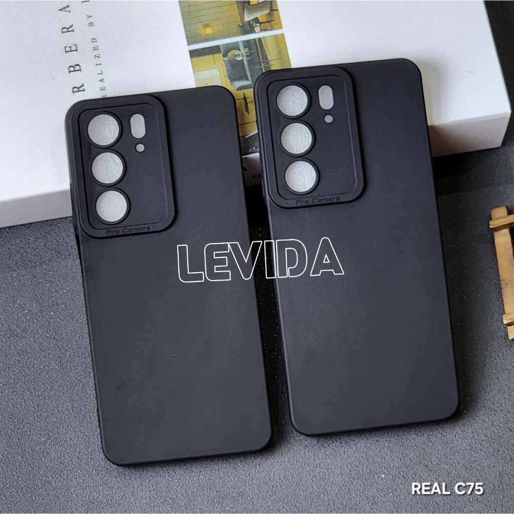 Jual Realme C75 Case Pro Kamera Black Warna Macaron Case Realme C75 ...