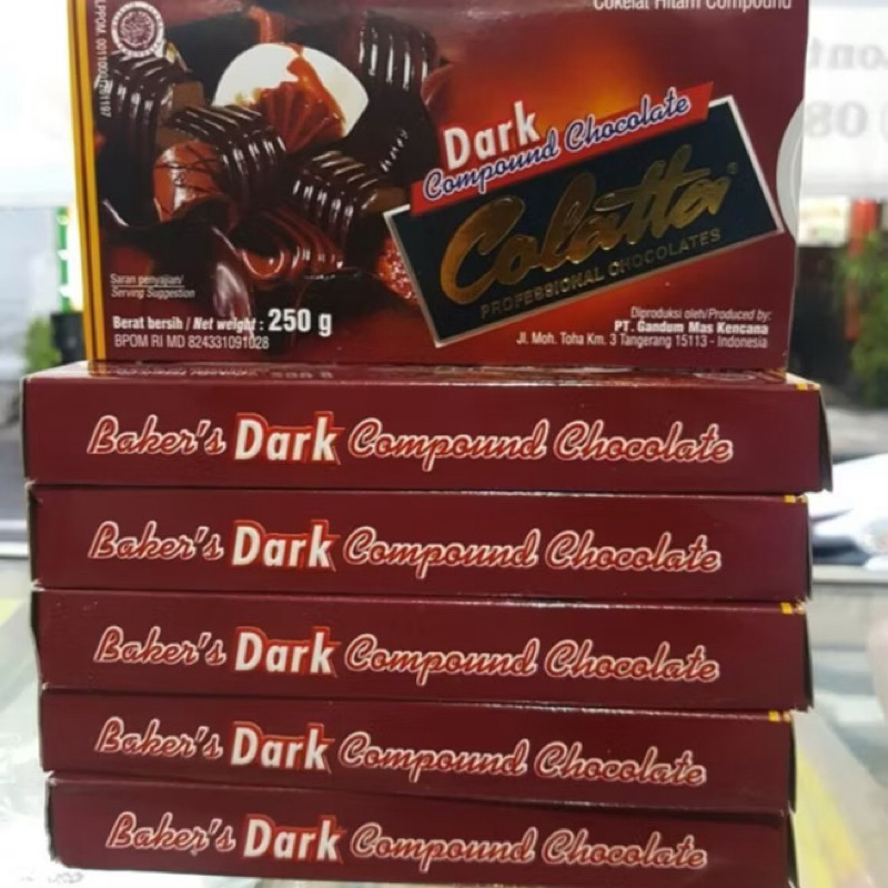 Jual collata dark coklat 250gr | Shopee Indonesia