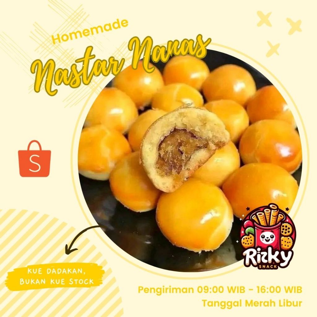 Jual kue lebaran / kue nastar / kue nastar nanas / kue kering / camilan ...