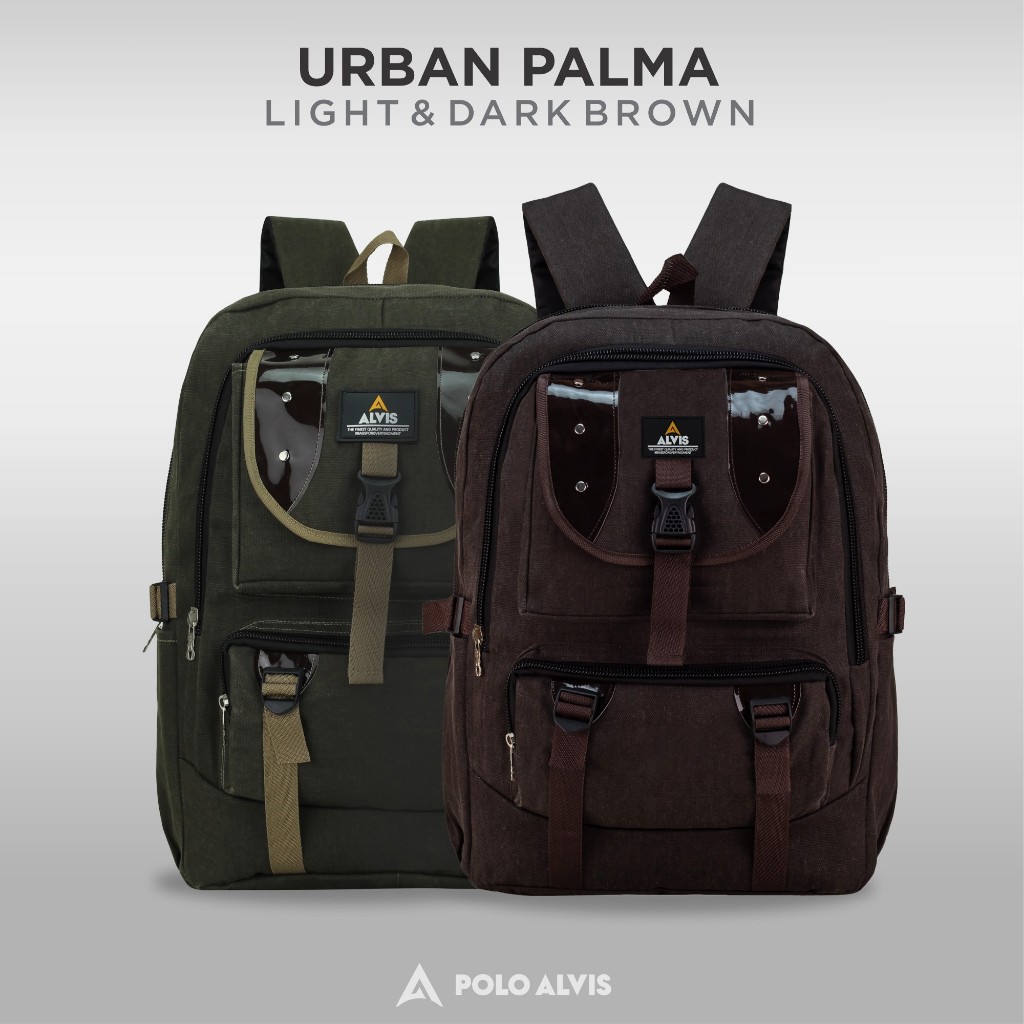 Jual POLO ALVIS - Urban Palma Tas Ransel Kanvas Unisex Distro Backpack ...
