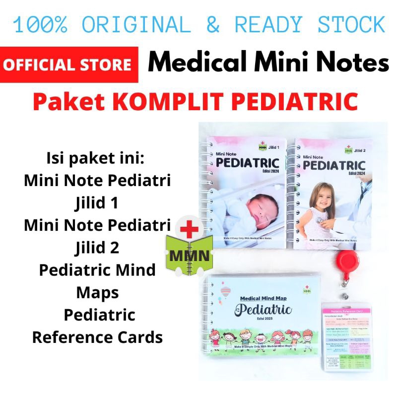 Jual EDISI TERBARU |||| Medical Mini Notes - Paket Pediatri Book dan ...