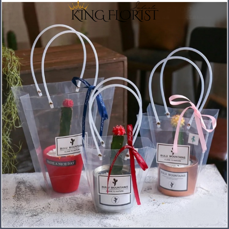 Jual Plastik Buket Bunga totebag plastik bunga tas buket 1006 | Shopee ...