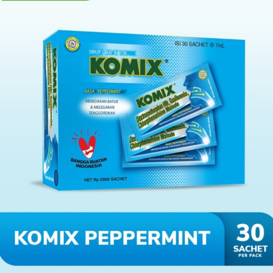 Jual Komix Adult Peppermint Box isi 30 sachet | Shopee Indonesia