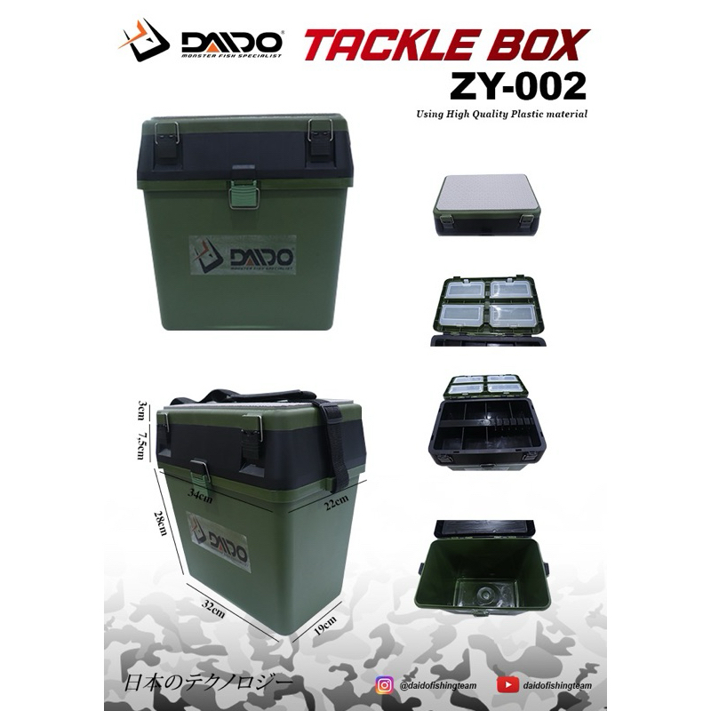 Jual Daido Tackle Box ZY 001/002 | Shopee Indonesia