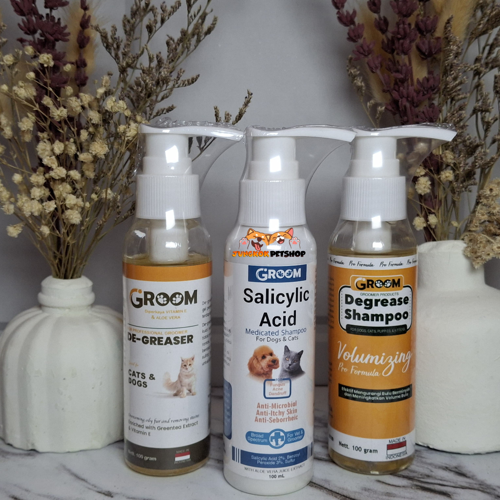 Jual Paket Grooming Kucing Anjing Hemat - Groomers Goop Degreaser - Groom Shampo - Shampo Kucing ...