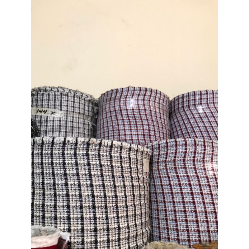 Jual Bahan Kain Blazer Tweed Kain Tweed Meteran | Shopee Indonesia