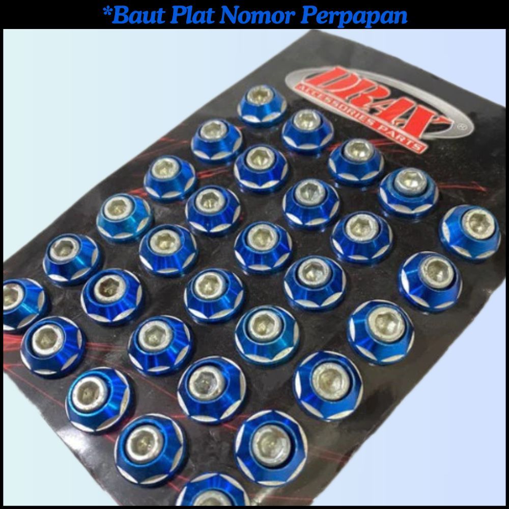 Jual BAUT PLAT NOMOR MOTOR BAUT VARIASI TERMURAH TERLARIS | Shopee ...