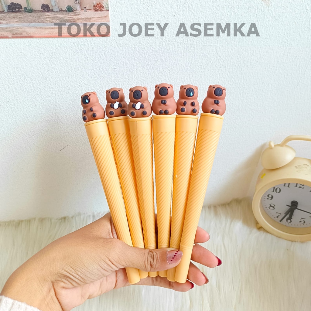 Jual PULPEN ES KRIM CAPYBARA PENA PEN KAPIBARA ICE CREAM BOLPEN CUTE ...