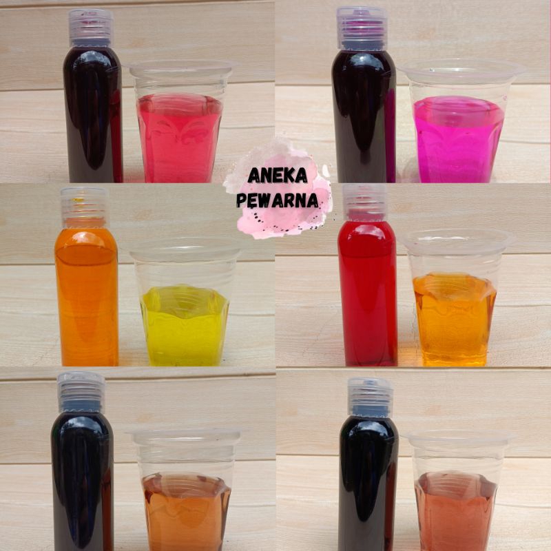 Jual [250 ML] Pewarna Colorant Skincare Water Based - Pewarna Untuk ...