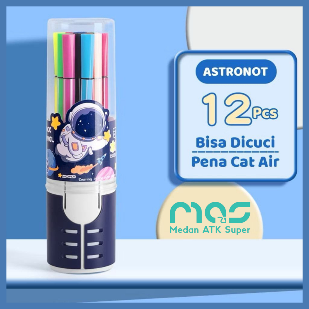 Jual SPIDOL WARNA KELIR AIR 12 WARNA [MEDAN ATK SUPER] | Shopee Indonesia