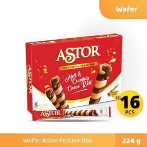 Jual Astor Coklat FESTIVE BOX 224 gr - ( HARGA 1 BOX ) | Shopee Indonesia