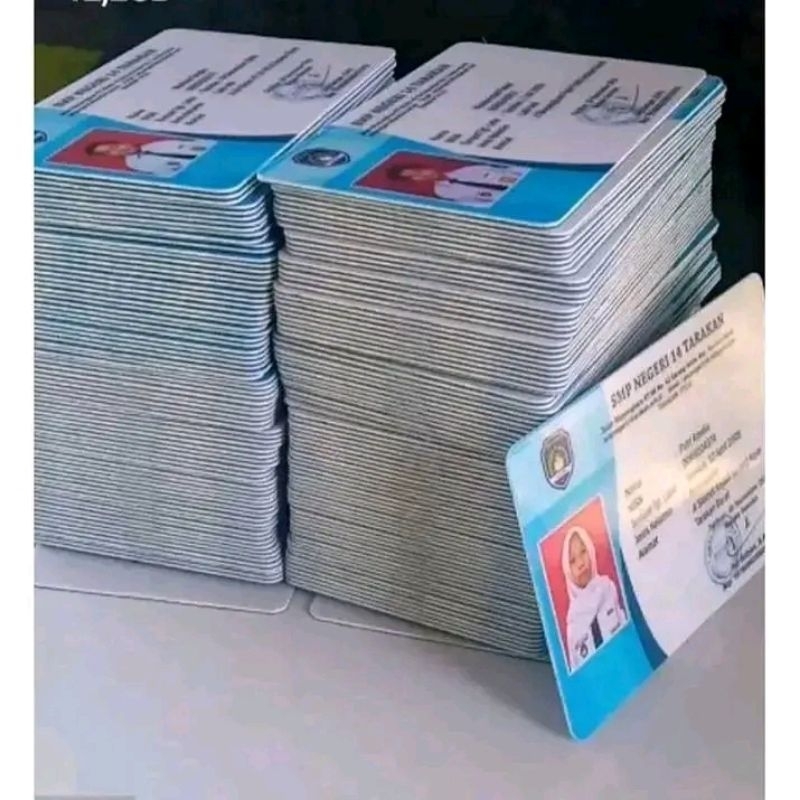 Jual Cetak id card PVC + Input data + Desain | Shopee Indonesia