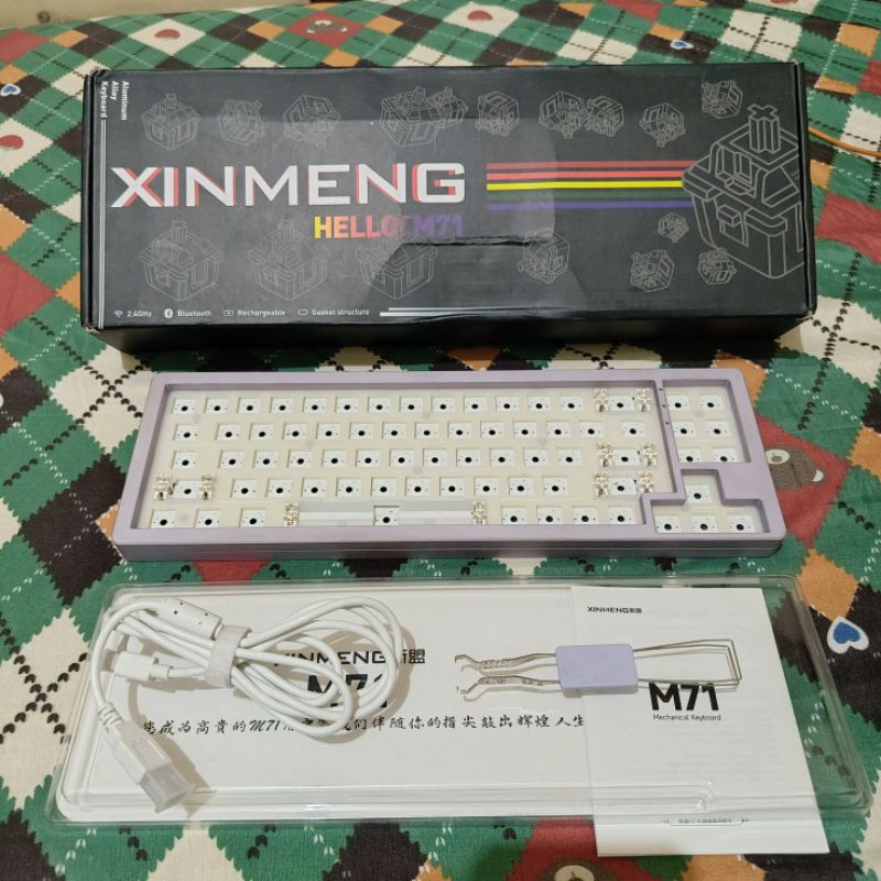 Jual Barebone Alumunium Xinmeng M71 V2 Purple (Second) | Shopee Indonesia