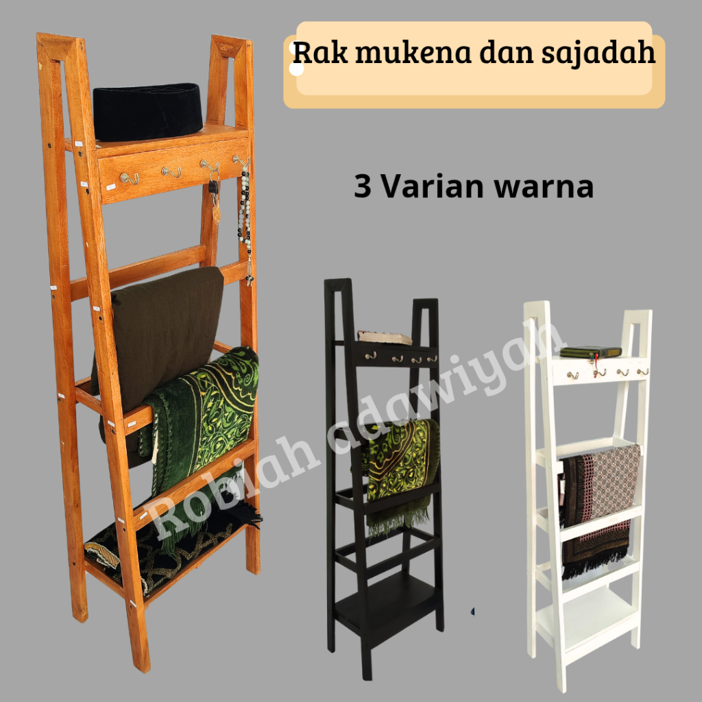 Jual Rak gantungan mukena dan sajadah hijab al quran Estetik Tempat ...