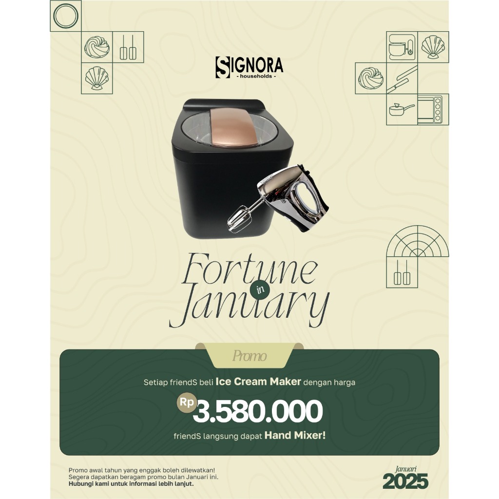Jual Ice Cream Maker / Signora / Pembuat Es / Alat Pembuat Es / Es Krim ...