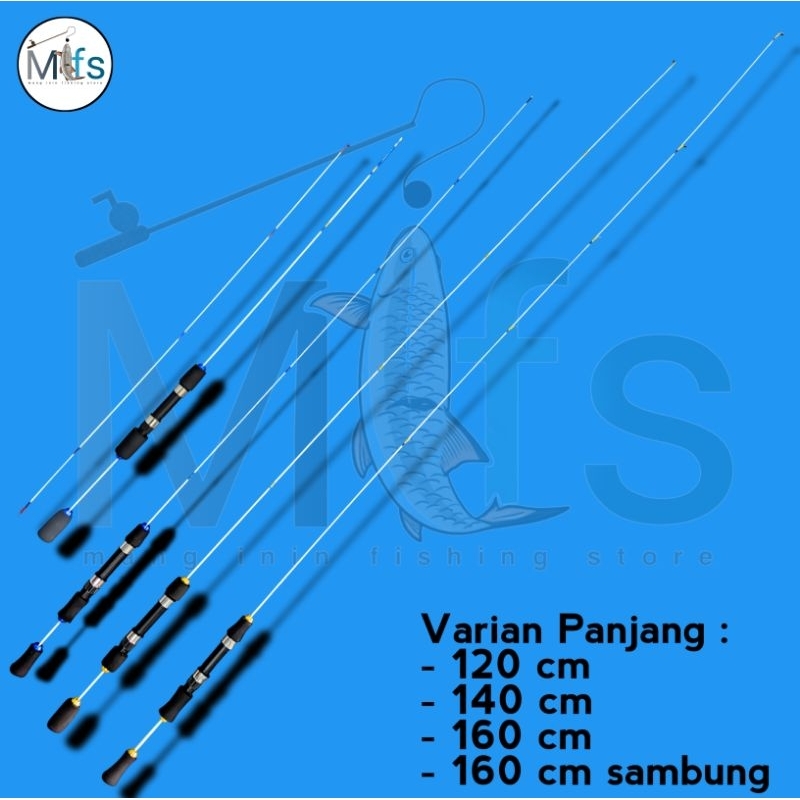 Jual Joran Micro Fishing Super Lentur Fiber Telkom/optik Panjang 120cm ...