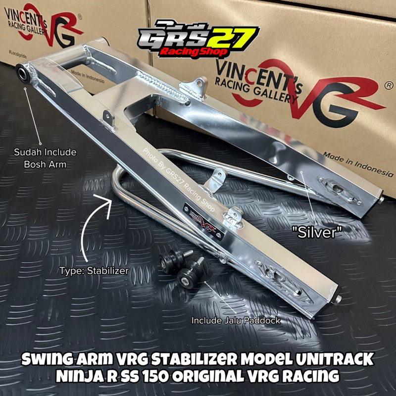 Jual SWING ARM VRG STABILIZER DAN NON STABILIZER MODEL UNITRACK NINJA R ...