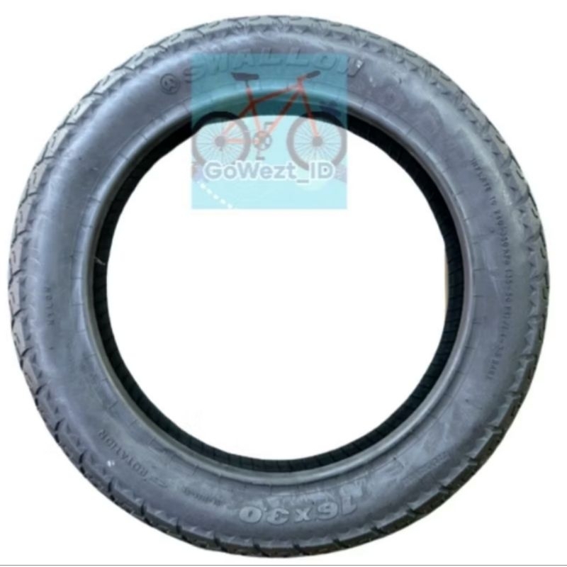 Jual Ban Luar Sepeda Listrik Ukuran 16 x 3.0 Swallow Selis BMX Anak Fat Bike | High Quality ...